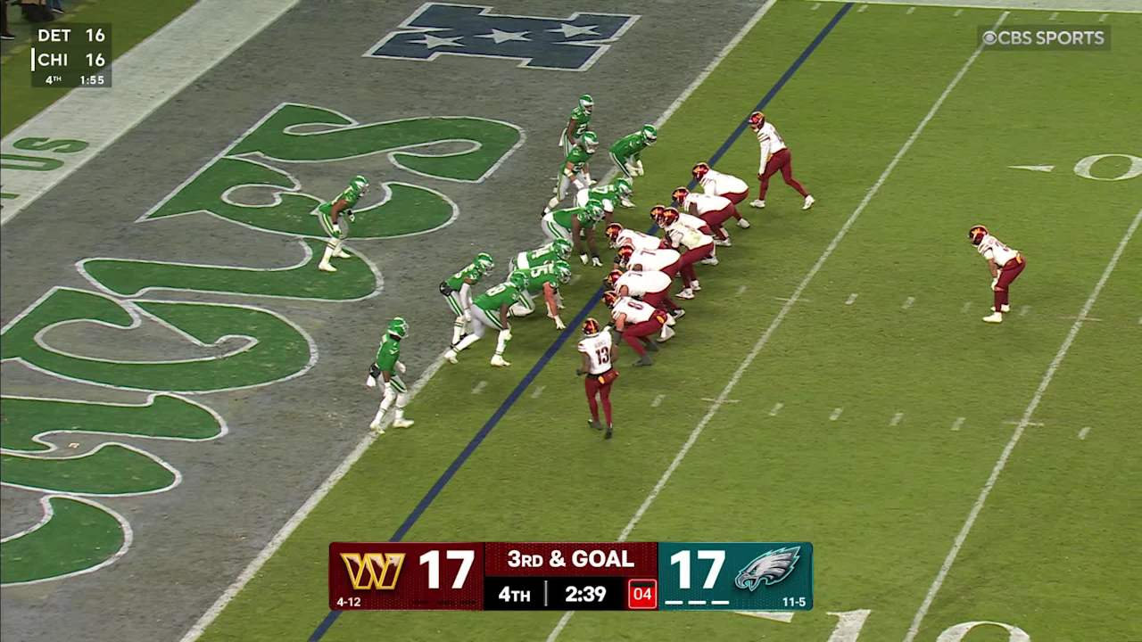 Josh Johnson's TD run gives Commanders a 23-17 lead over Eagles in ...