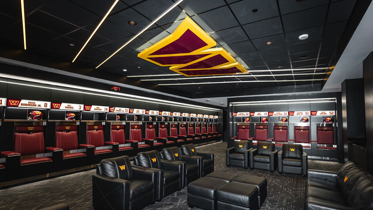 PHOTOS | Commanders unveil new locker room