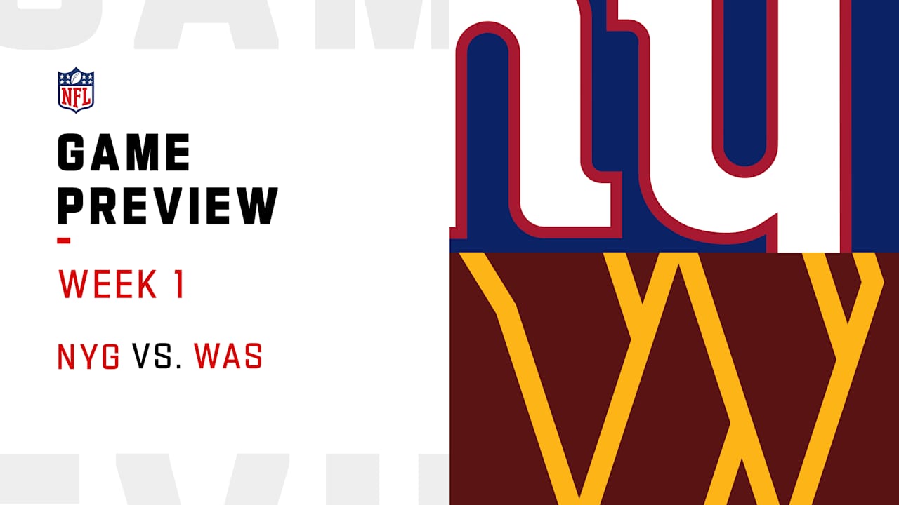 Giants vs. Commanders preview Week 1