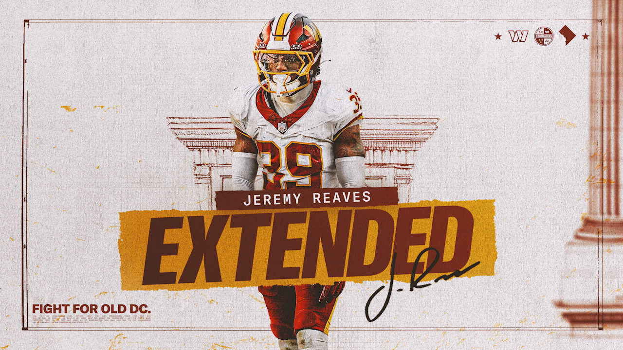 Commanders extend Jeremy Reaves