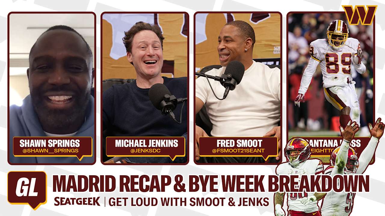 Santana Moss & Shawn Springs on Madrid and Talking Defense | Get Loud ...