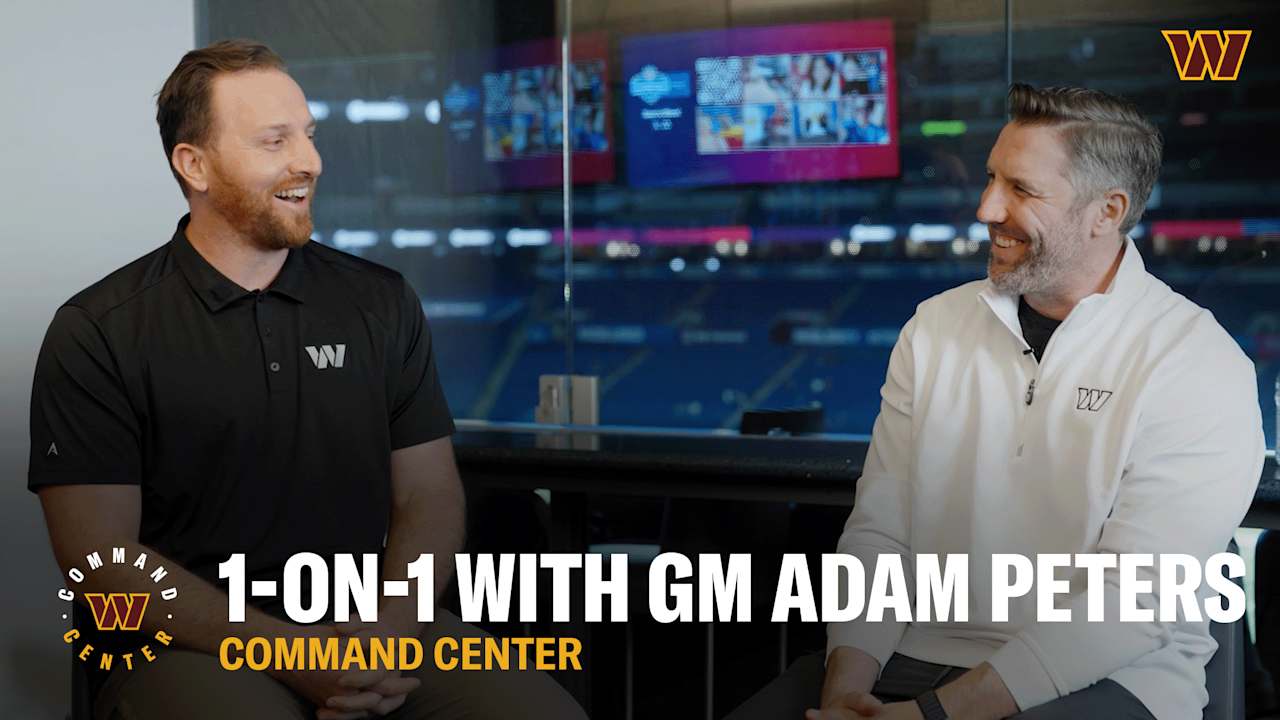 1-on-1 with Commanders General Manager Adam Peters from 2026 NFL ...