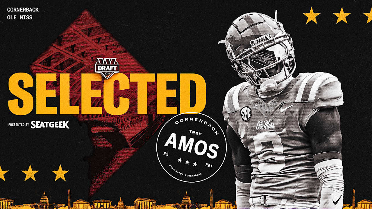 Commanders draft CB Trey Amos with No. 61 overall pick