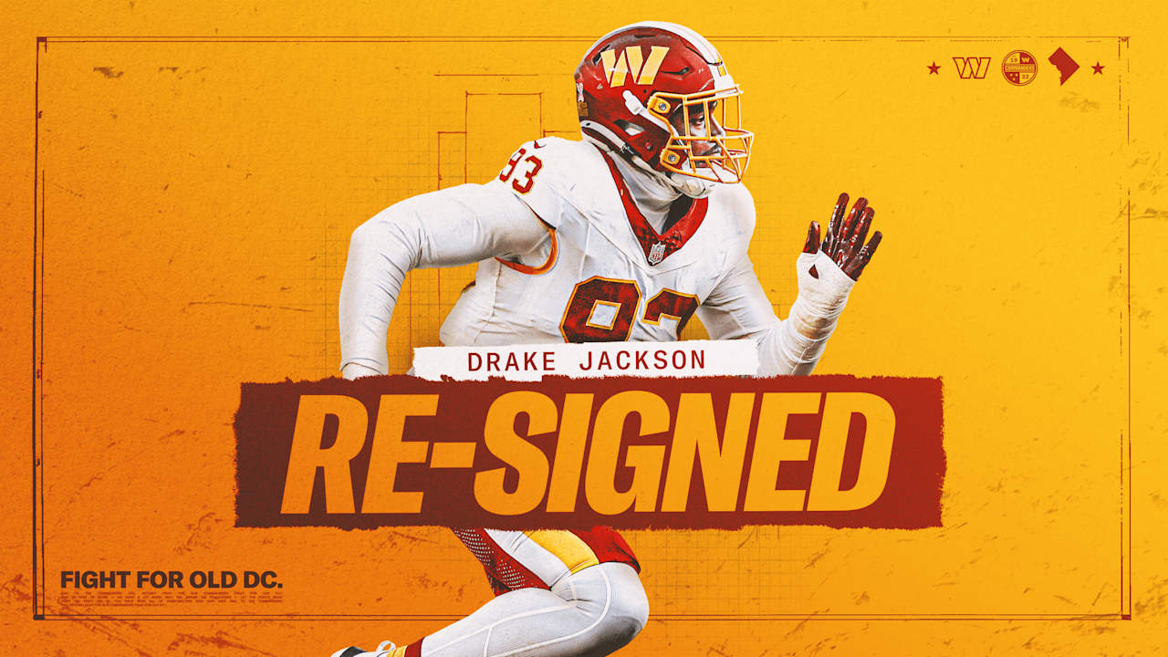 Commanders re-sign Drake Jackson