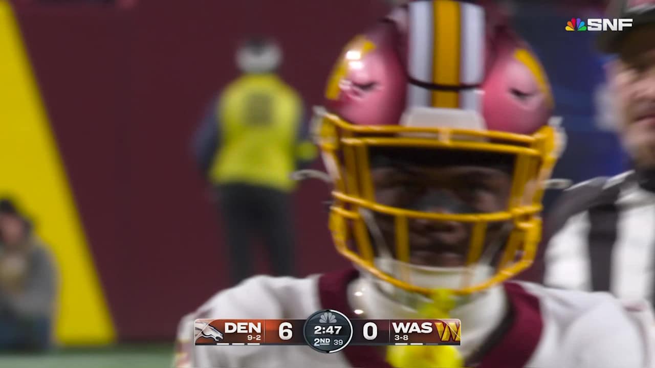 Terry McLaurin deploys his truck stick vs. Talanoa Hufanga for 11-yard ...