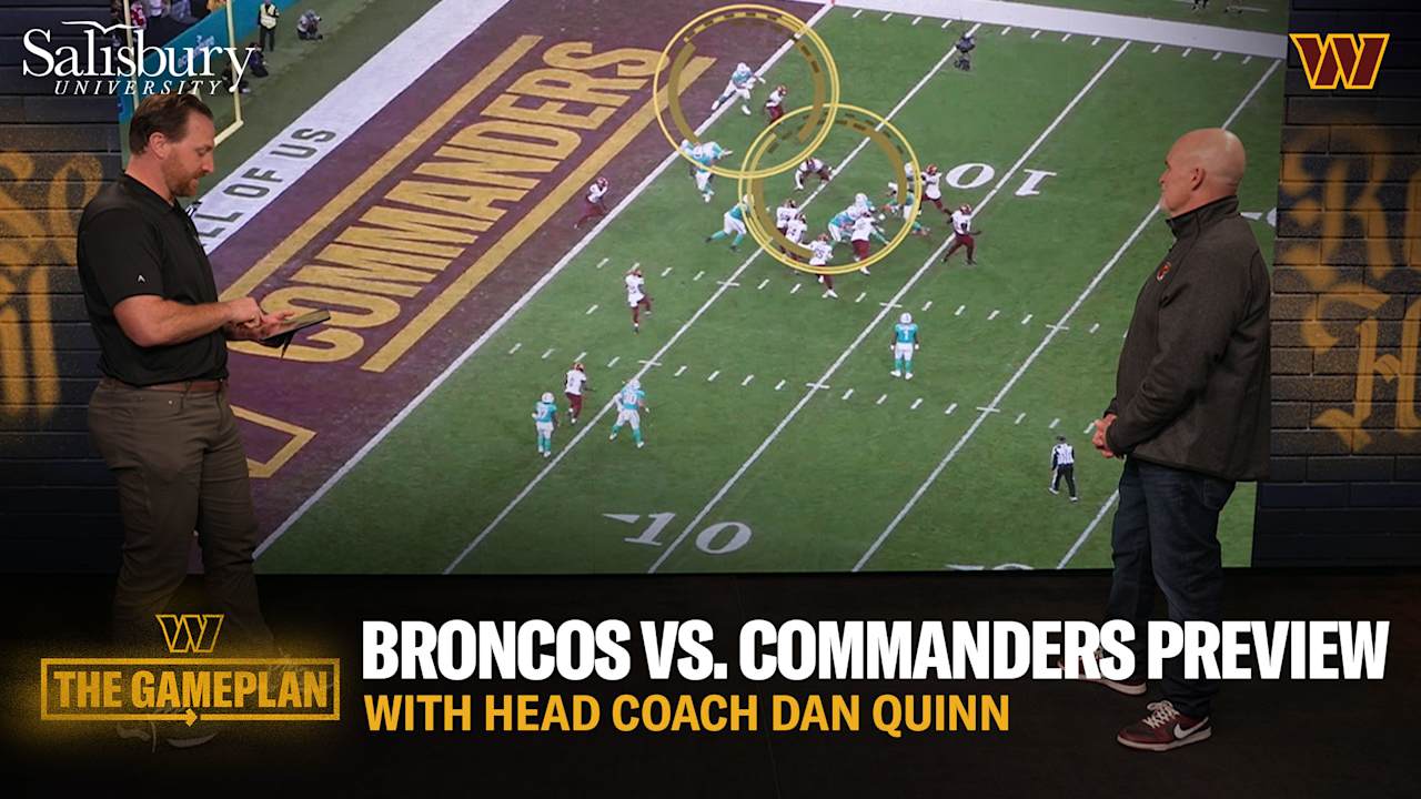 HC Dan Quinn previews Broncos vs. Commanders Sunday night matchup