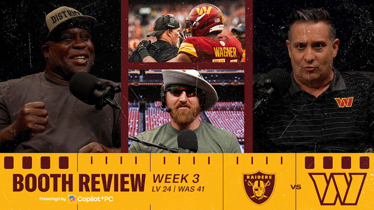 NFL Week 3 Recap: Commanders over Raiders 41-24