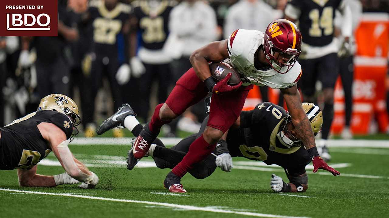 Commanders-Saints Stats & Snaps