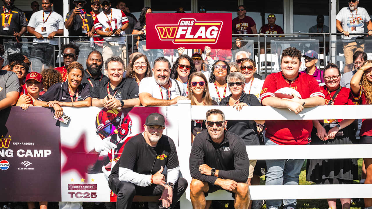 Commanders’ $1 million commitment to girls flag helps DMV schools turn ...