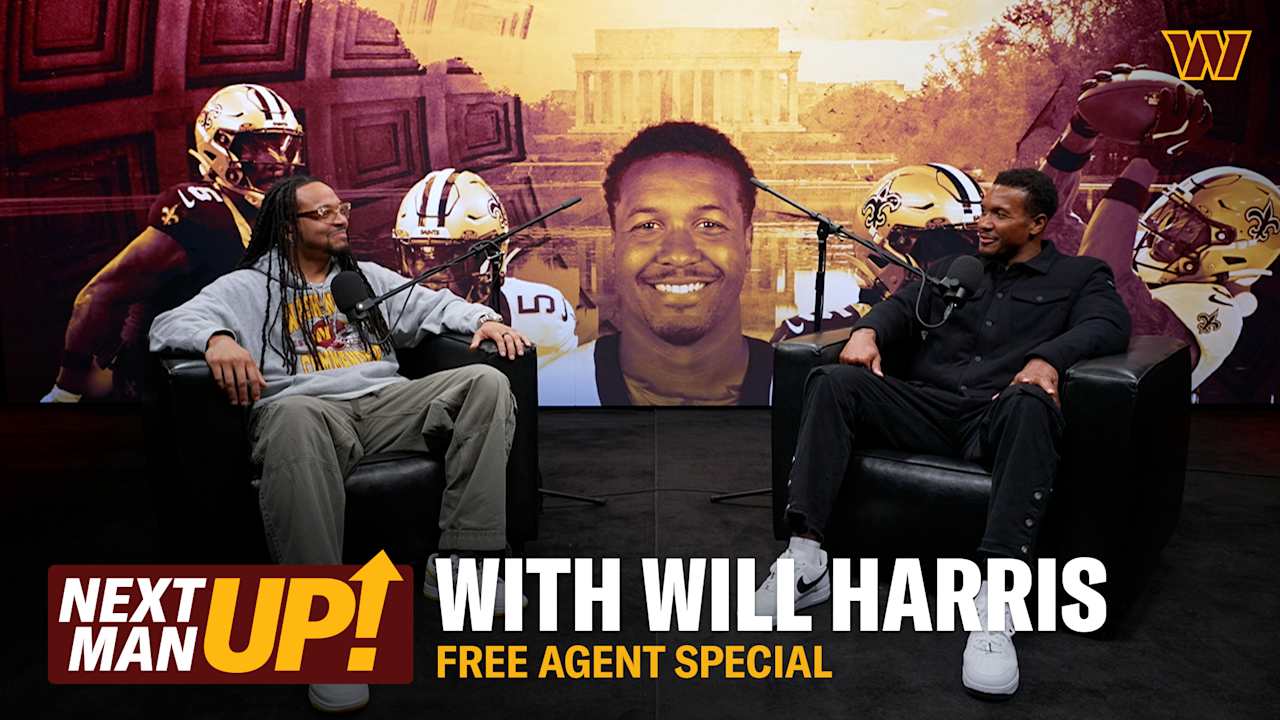 Next Man Up | Will Harris can't wait to Raise Hail with the Commanders ...
