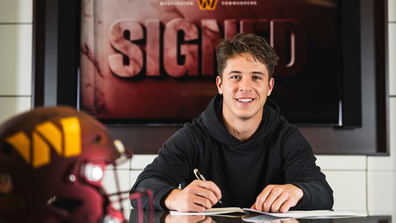 Commanders sign WR Luke McCaffrey, LB Jordan Magee, S Dominique Hampton ...