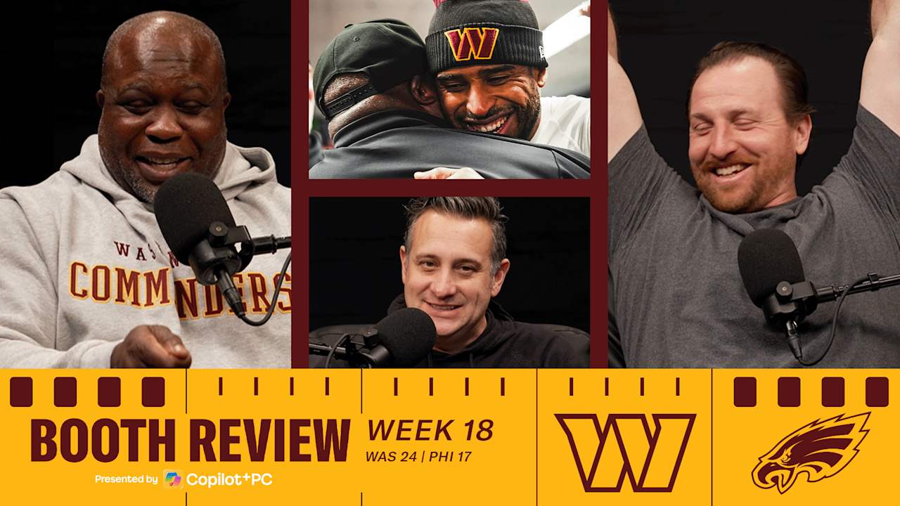 NFL Week 18 Recap: Commanders Defeat the Eagles 24-17 | Booth Review ...