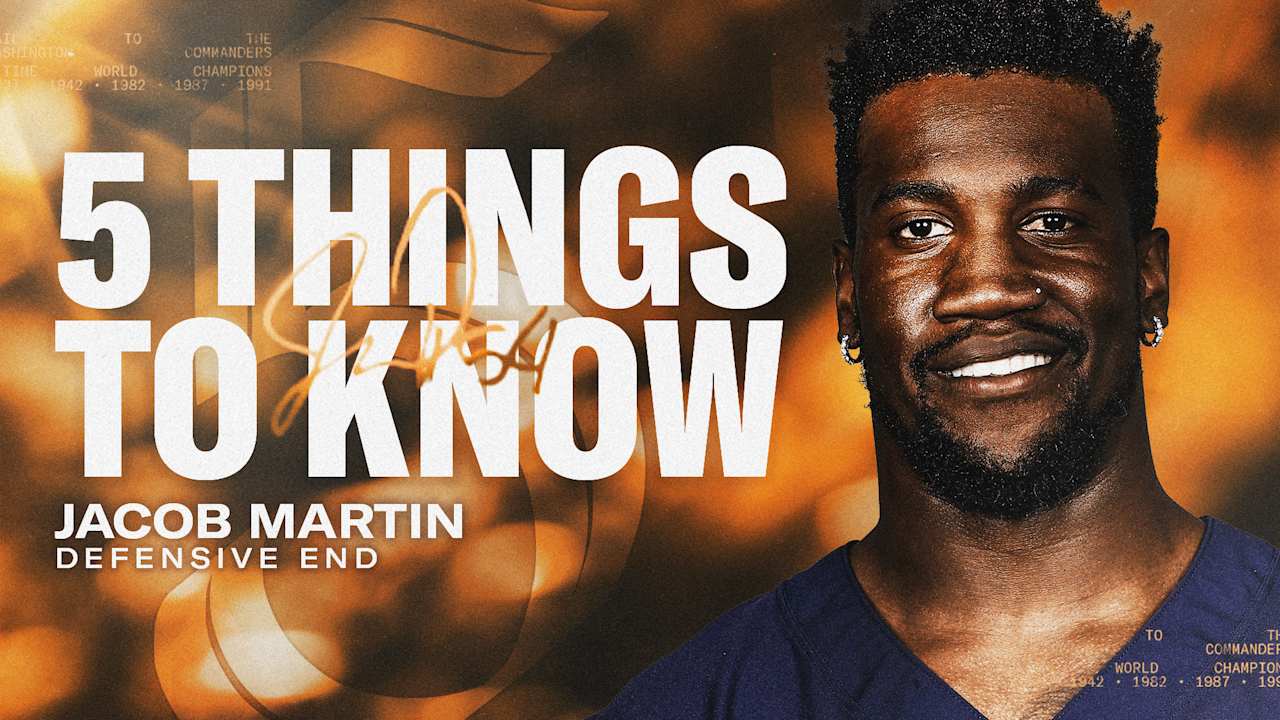 Five things to know about DE Jacob Martin