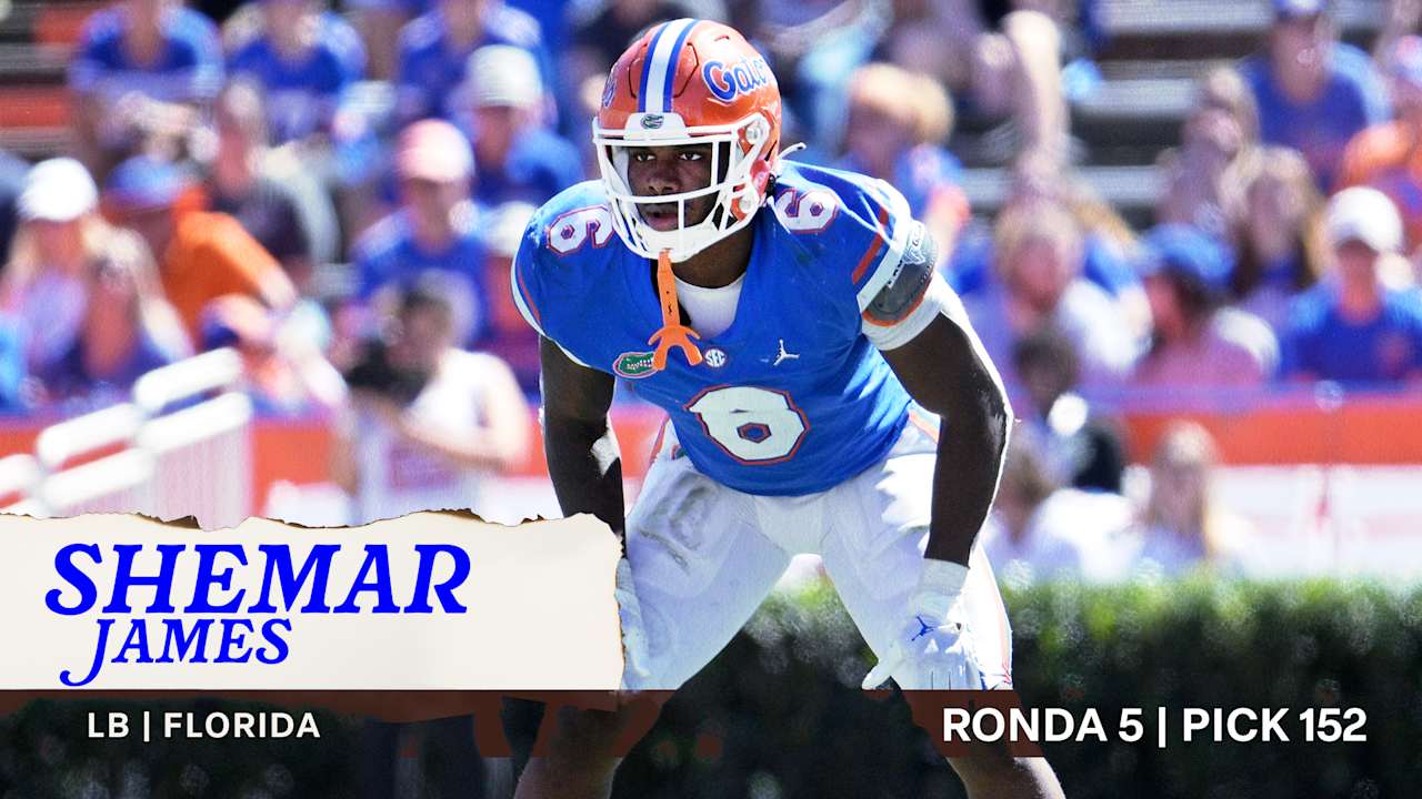 NFL Draft 2025: LB Shemar James llega a los Cowboys