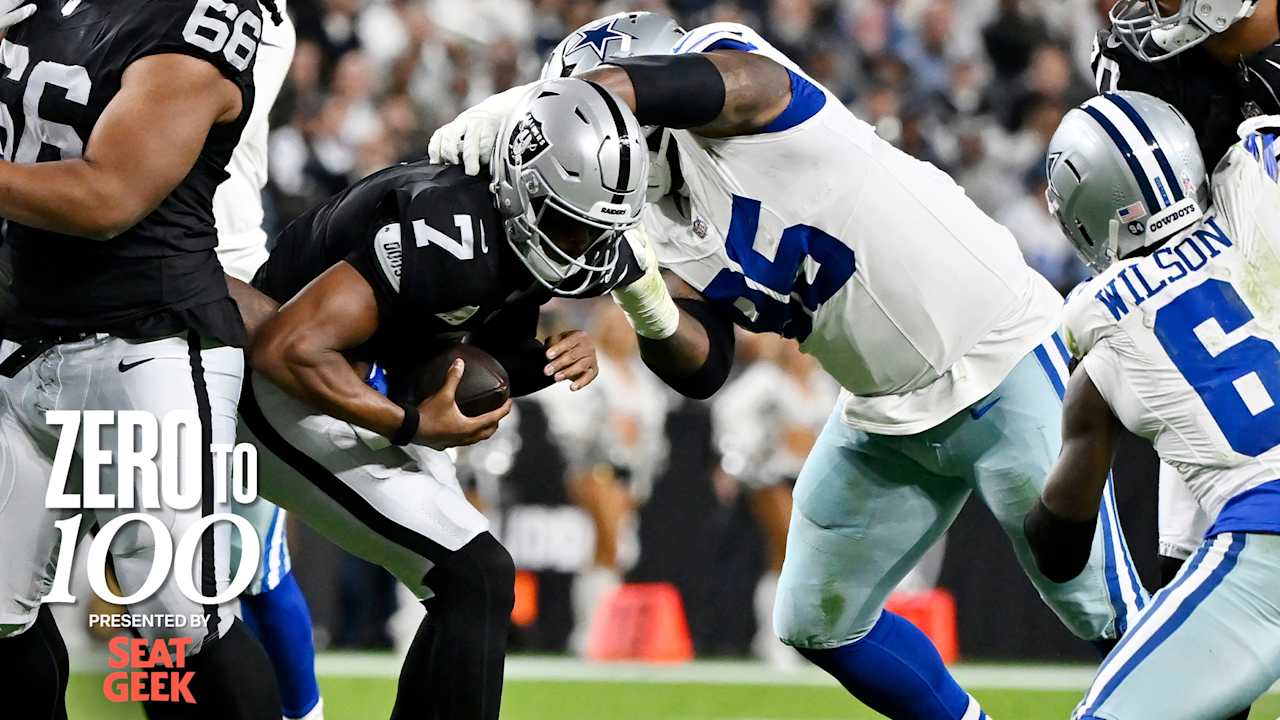 Zero to 100: The numbers behind Cowboys' 33-16 win over Raiders
