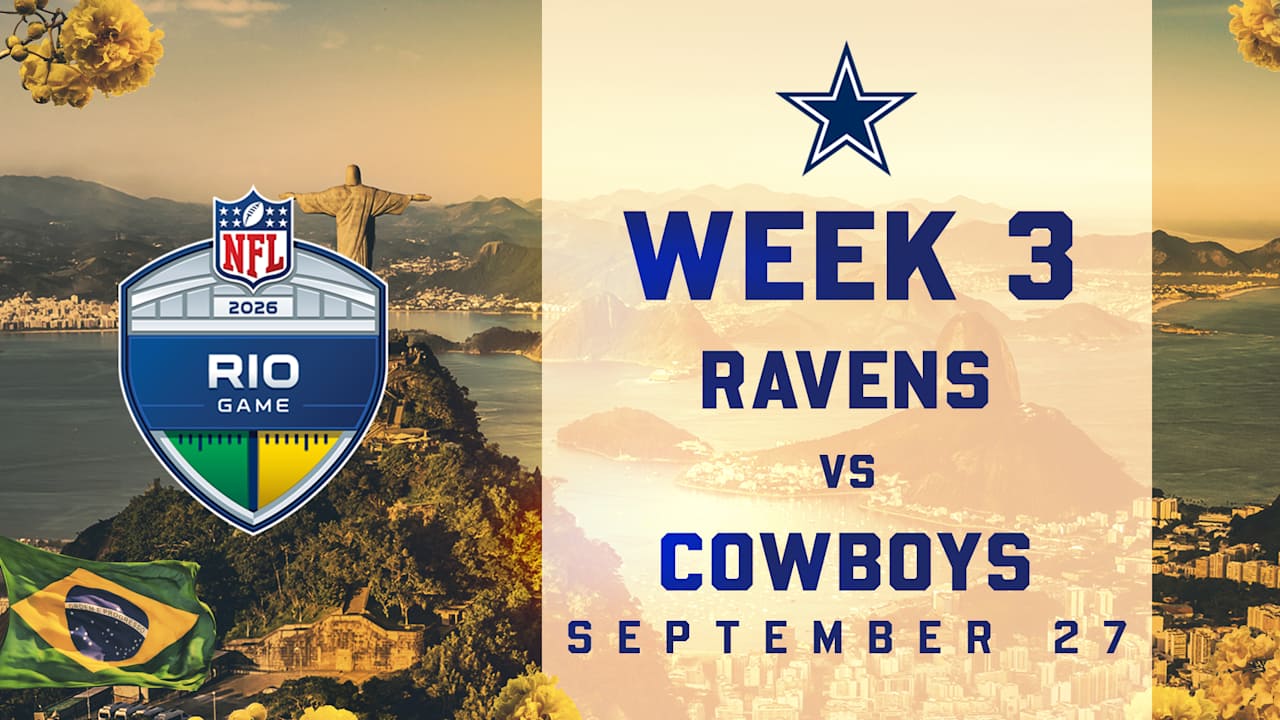 NFL anuncia Dallas Cowboys vs Baltimore Ravens en Brasil