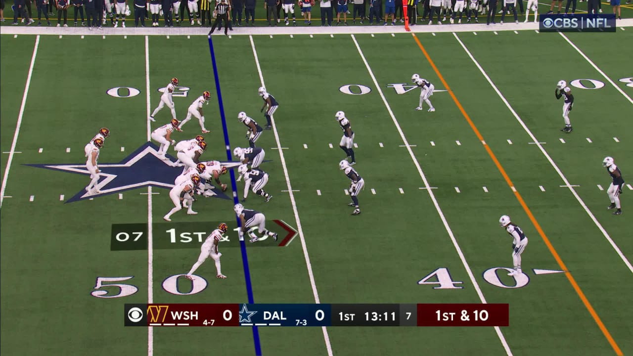 Cowboys Defenders Gobble Up Sam Howell on Sack