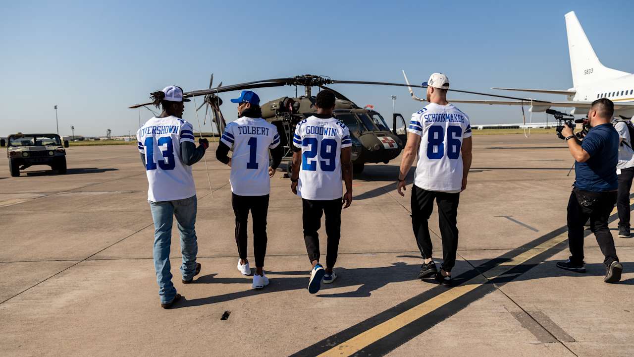 Inside Access: Cowboys visit USAA Base | 2024