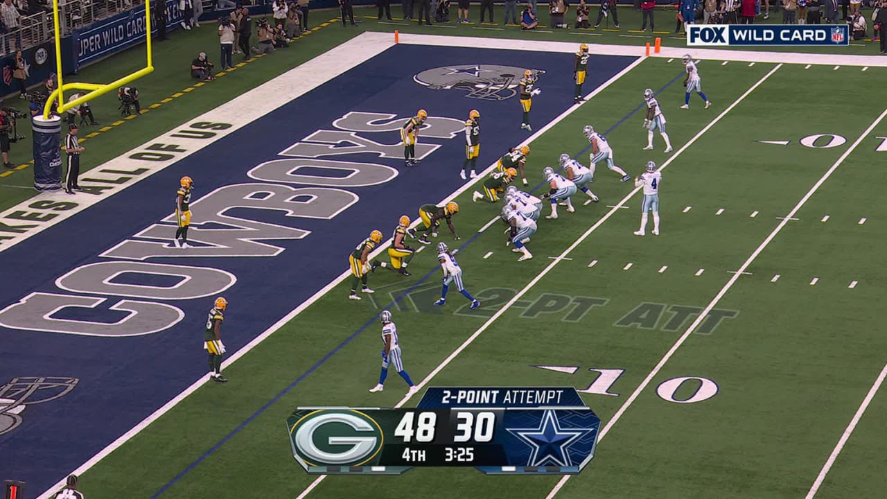 Dak Prescott's 2-Point-Conversion Cut it to 16-Point Game