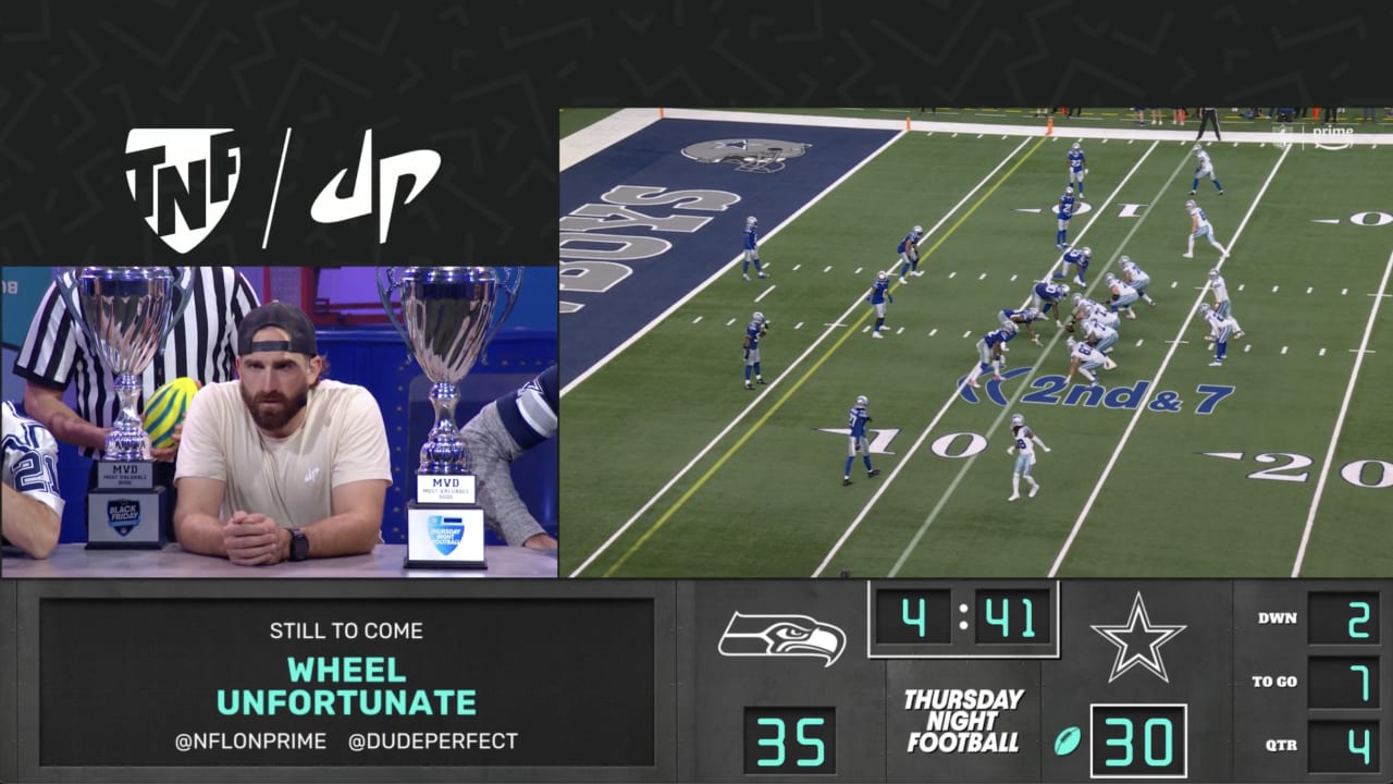 Dude Perfect Crew Reacts to Clutch Cowboy TD 'TNF'