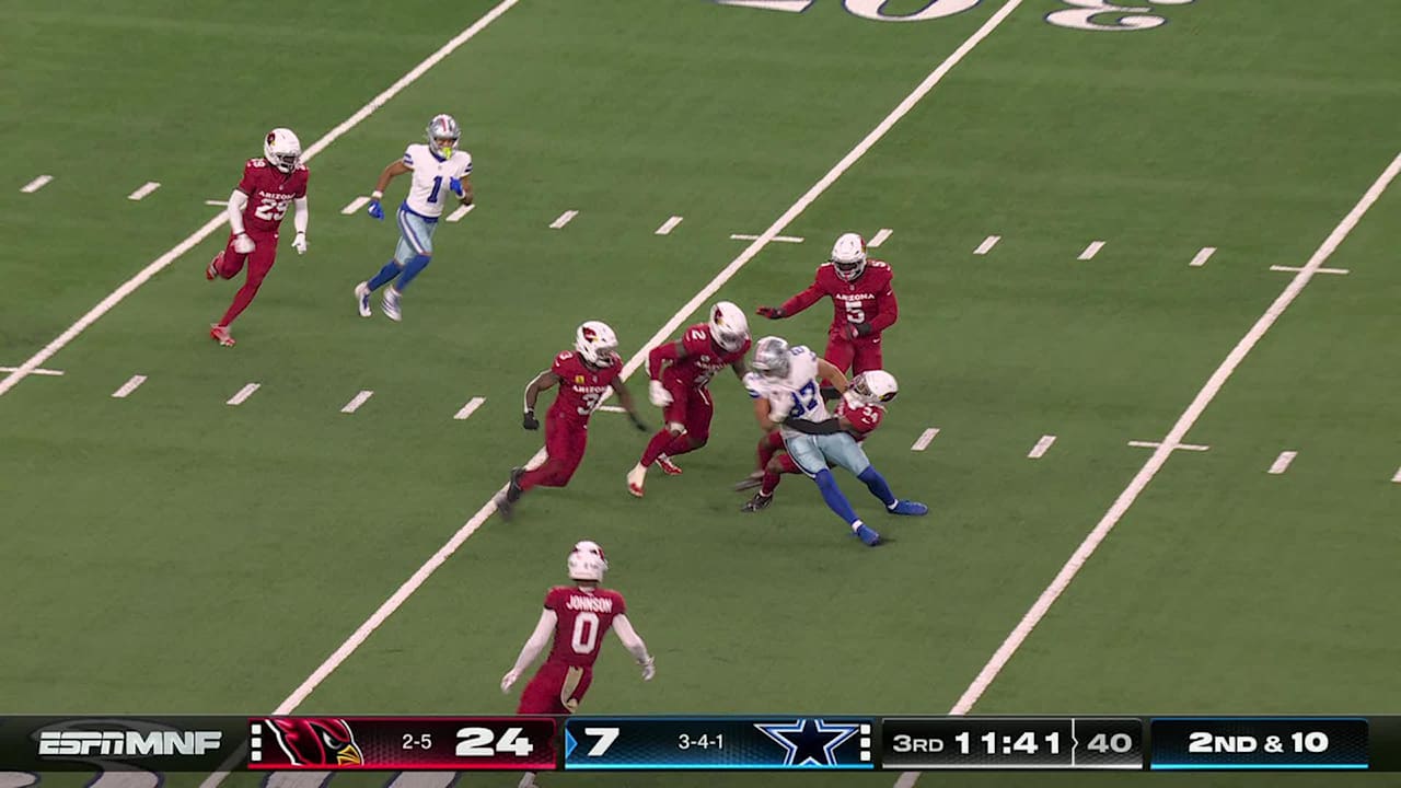 Cowboys' longest play of the game comes in the third quarter following ...