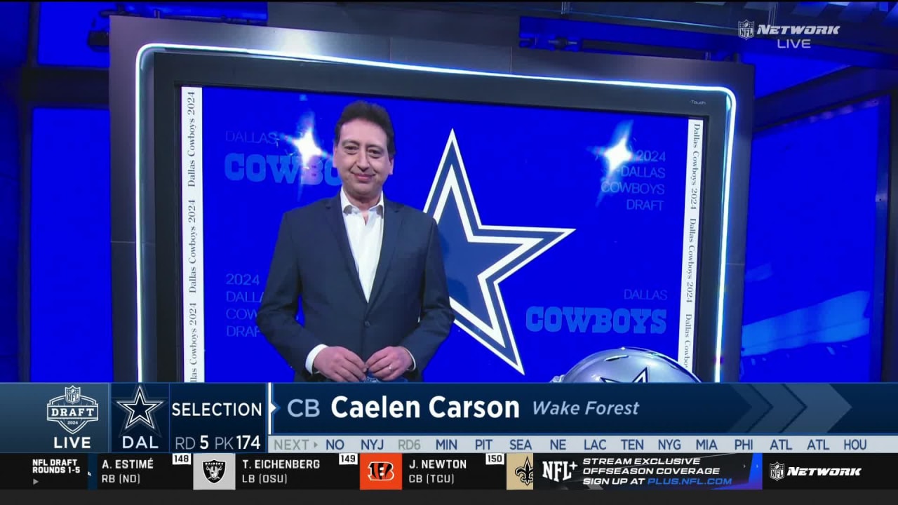 Cowboys Select Caelen Carson with No. 174 Pick