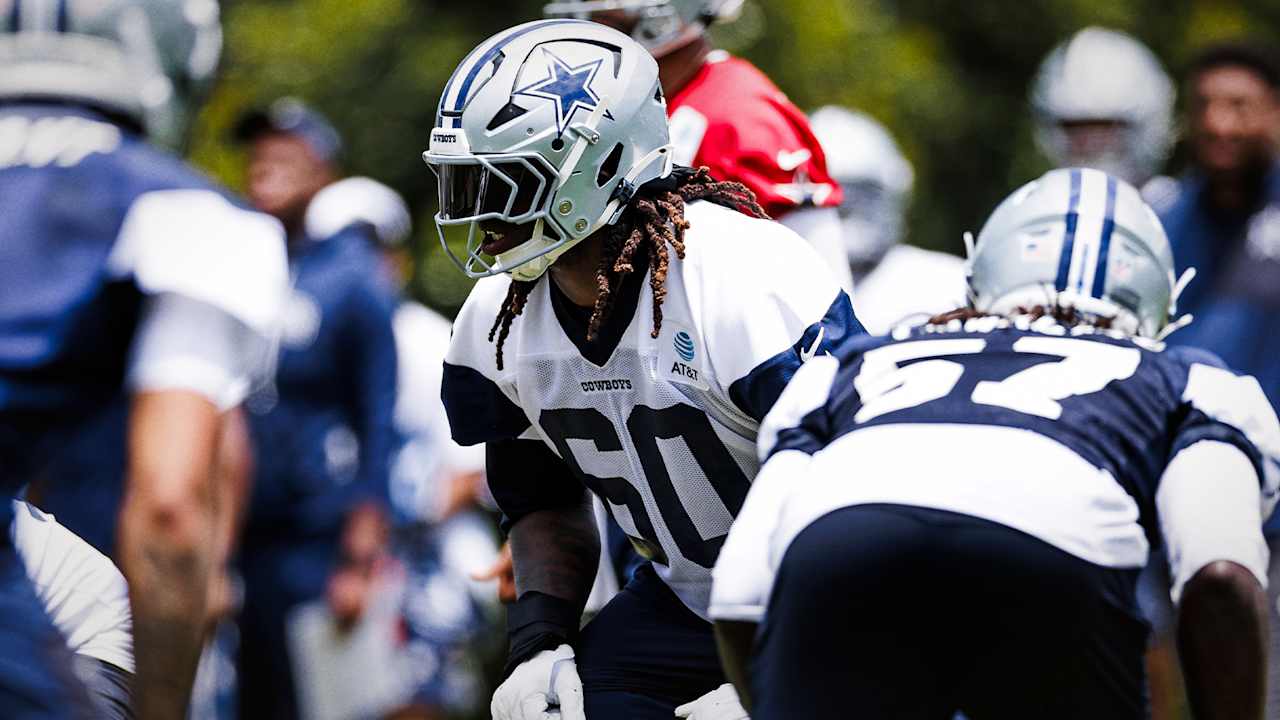 Tyler Guyton reacts to Cowboys opening up left tackle competition