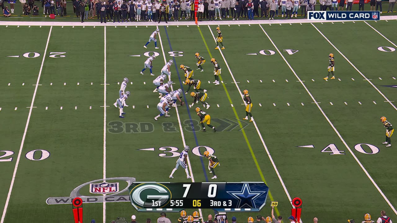 Dak Prescott's 3rd-Down 18-yard Scramble Extends Drive