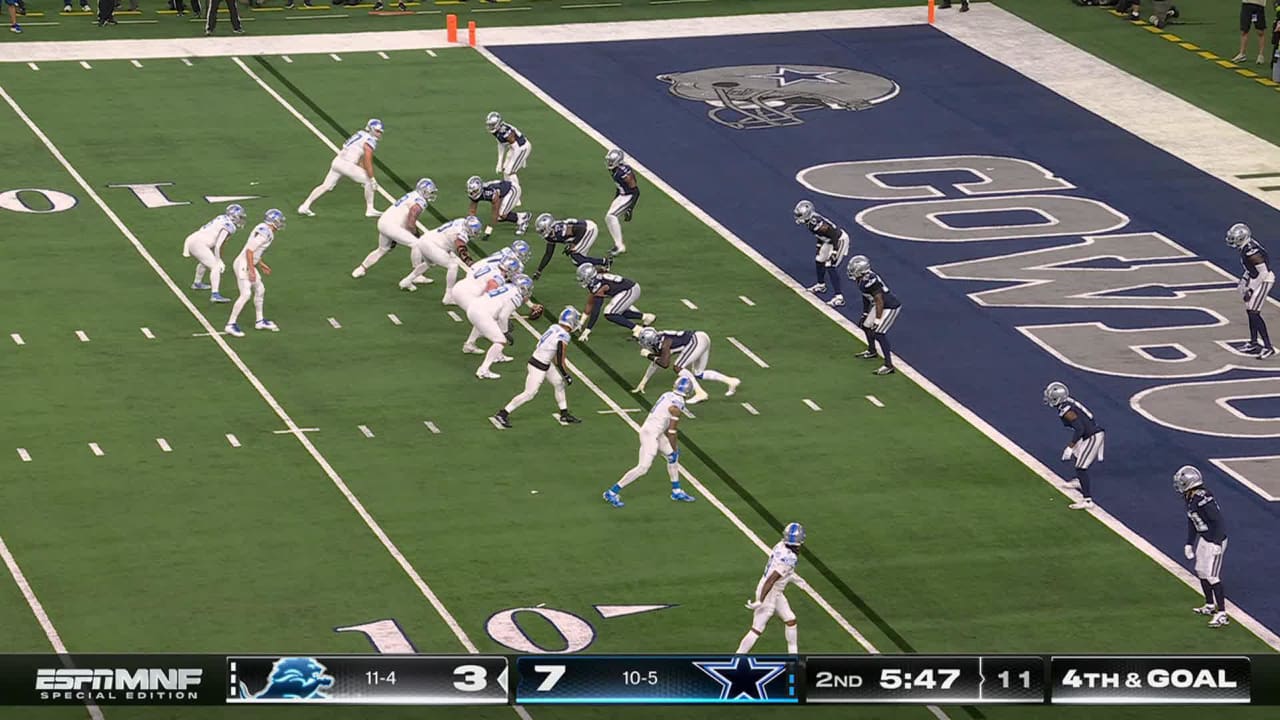 Dallas Defense Holds Firm on 4th-Down Stop of Lions