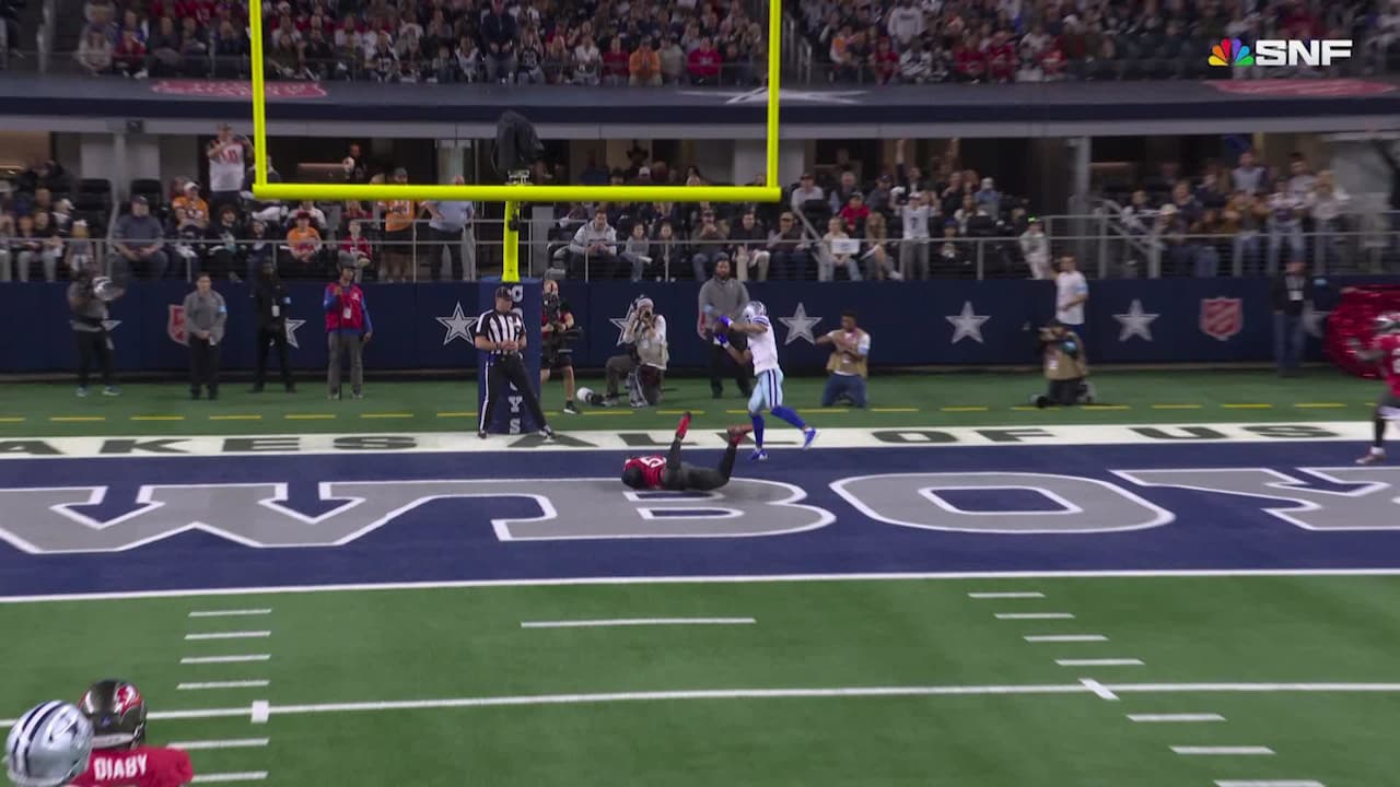 Cooper Rush's TD pass to toe-tapping Tolbert comes amid pressure from ...