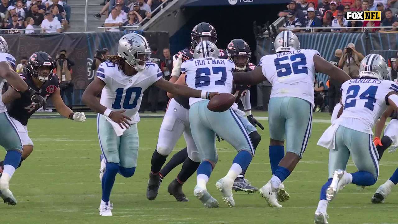 Joe Milton completes first pass as Cowboys for 24-yard gain to George ...