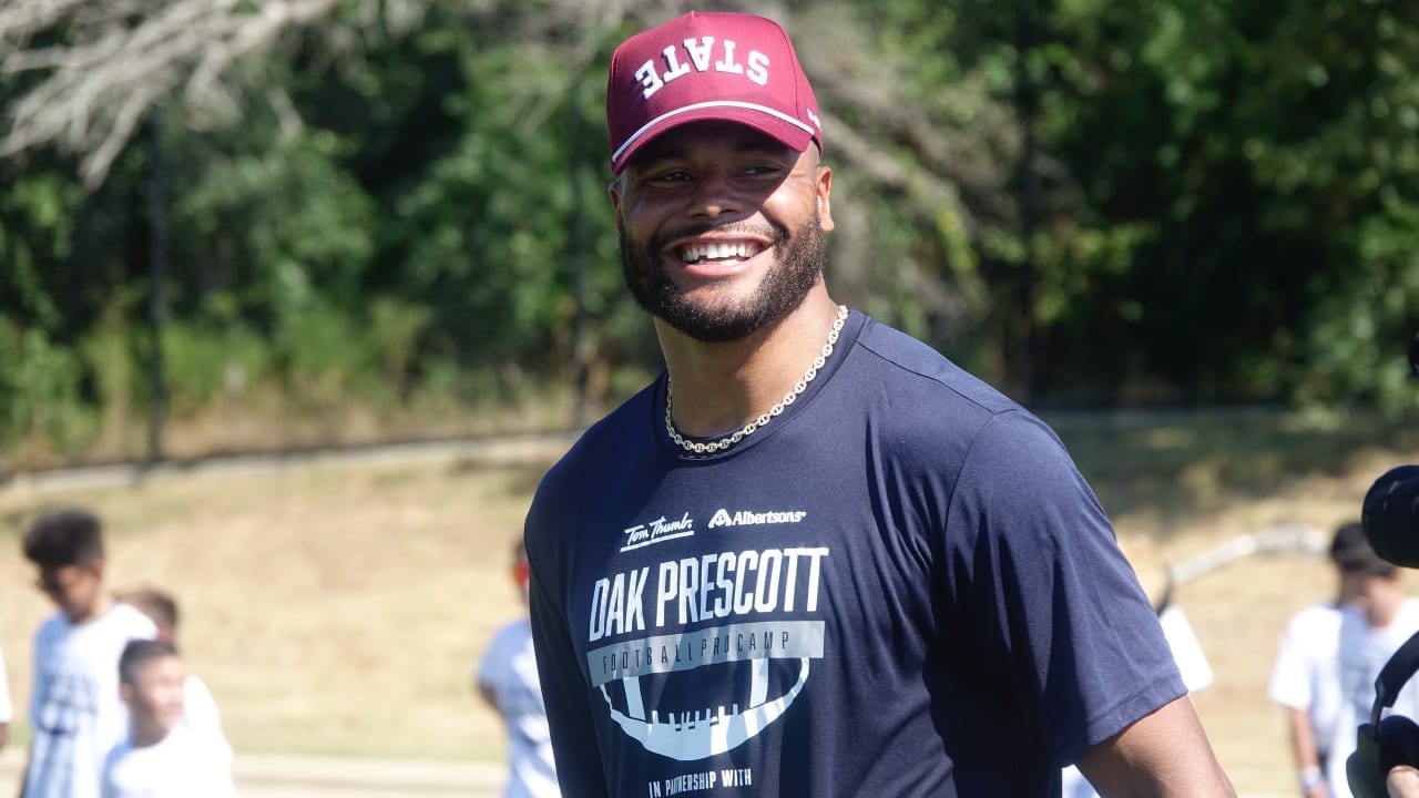 Dak Prescott on boot photo, contract talks & more