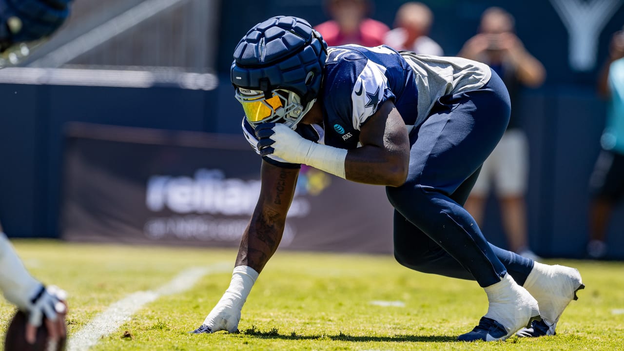 DeMarcus Lawrence holds court at Cowboys camp