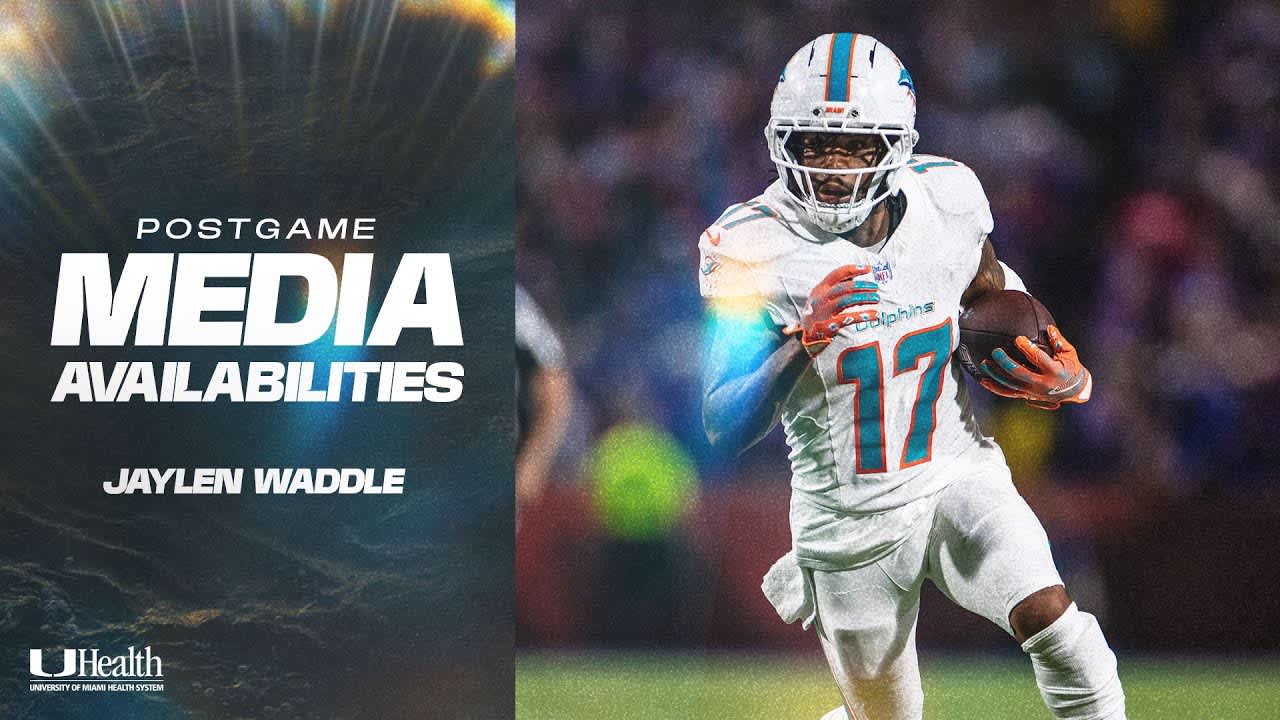 Jaylen Waddle - September 18 | Postgame Press Conference