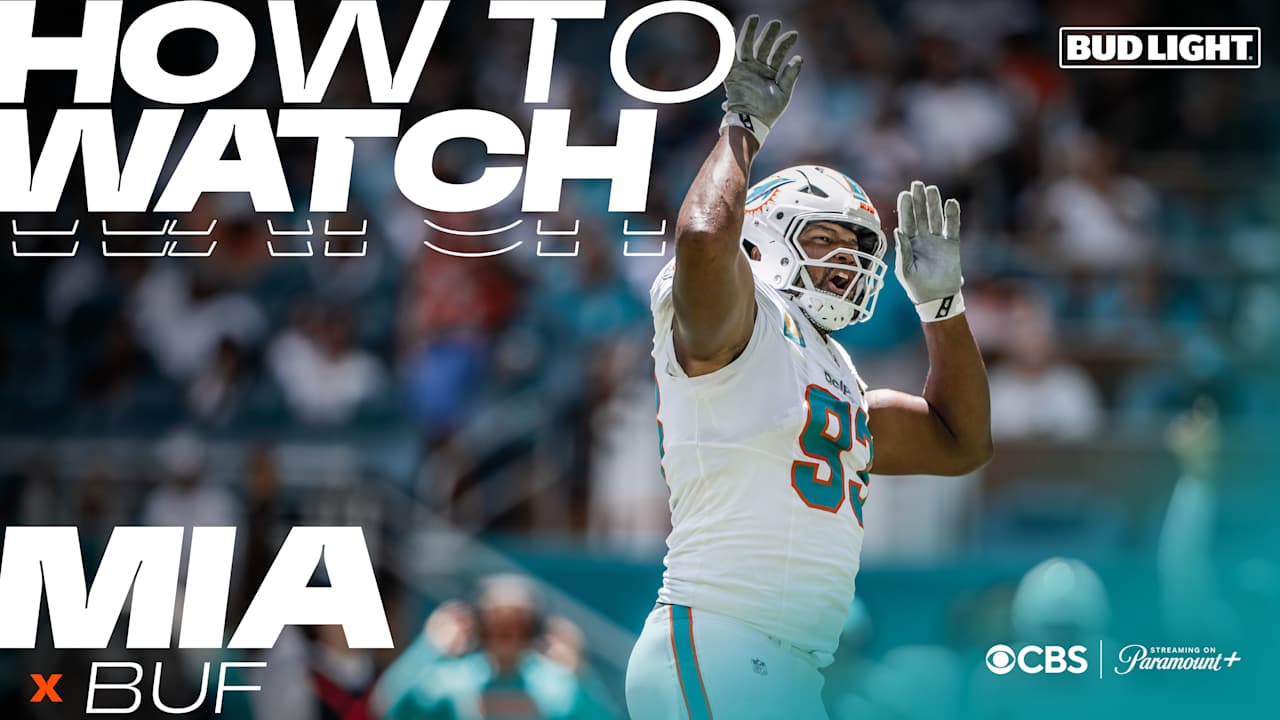 How to Watch, Stream & Listen: Miami Dolphins at Buffalo Bills