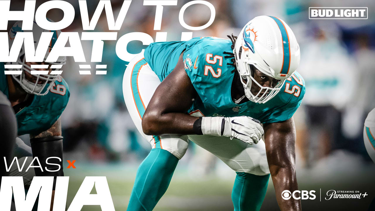 How to Watch, Stream & Listen: Washington Commanders vs Miami Dolphins