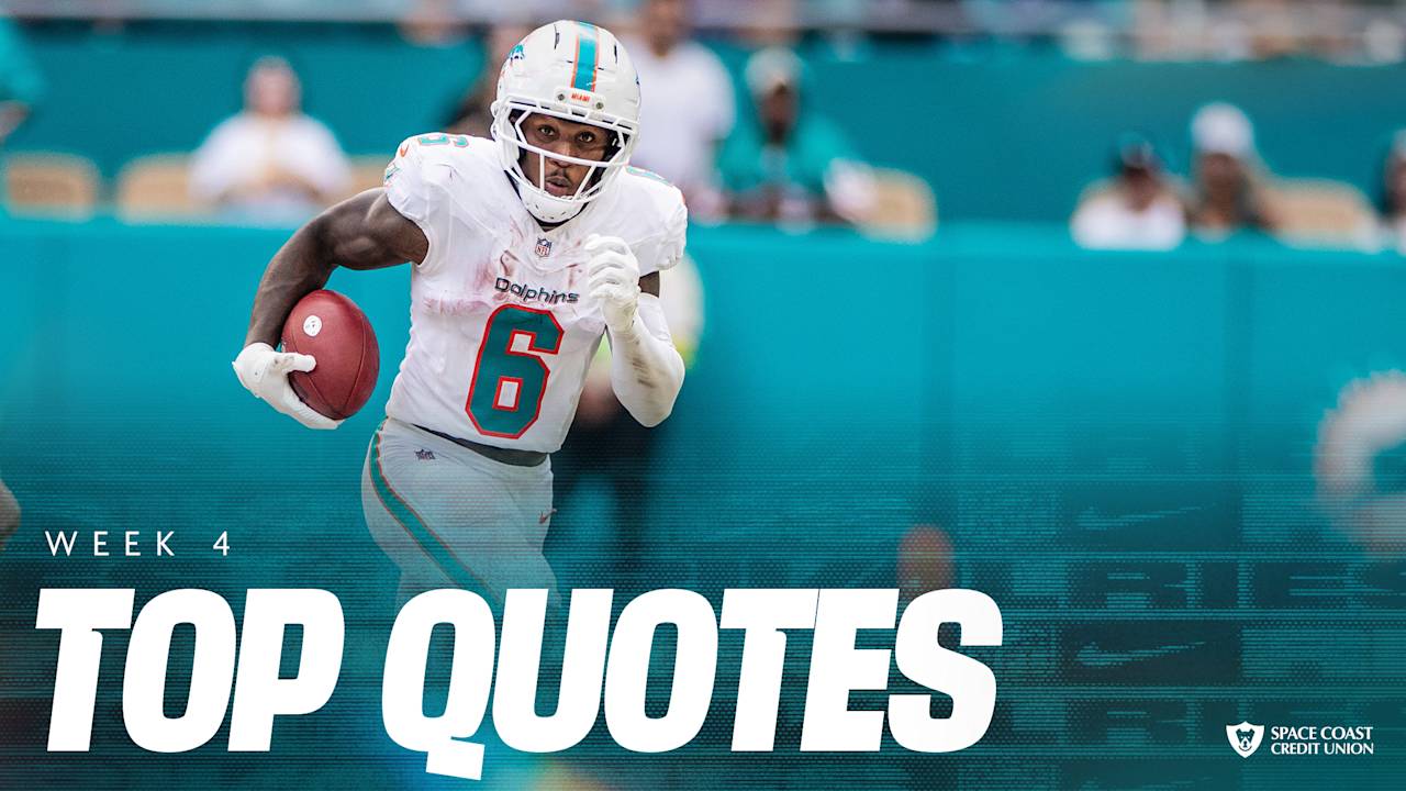 Top Quotes: Dolphins and Jets square off in prime time