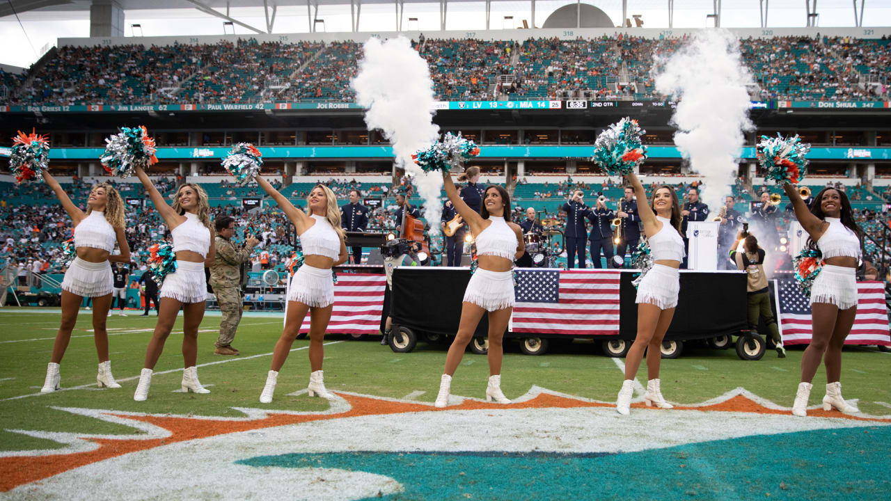 Miami Dolphins Gameday Cheer Photos vs. Raiders