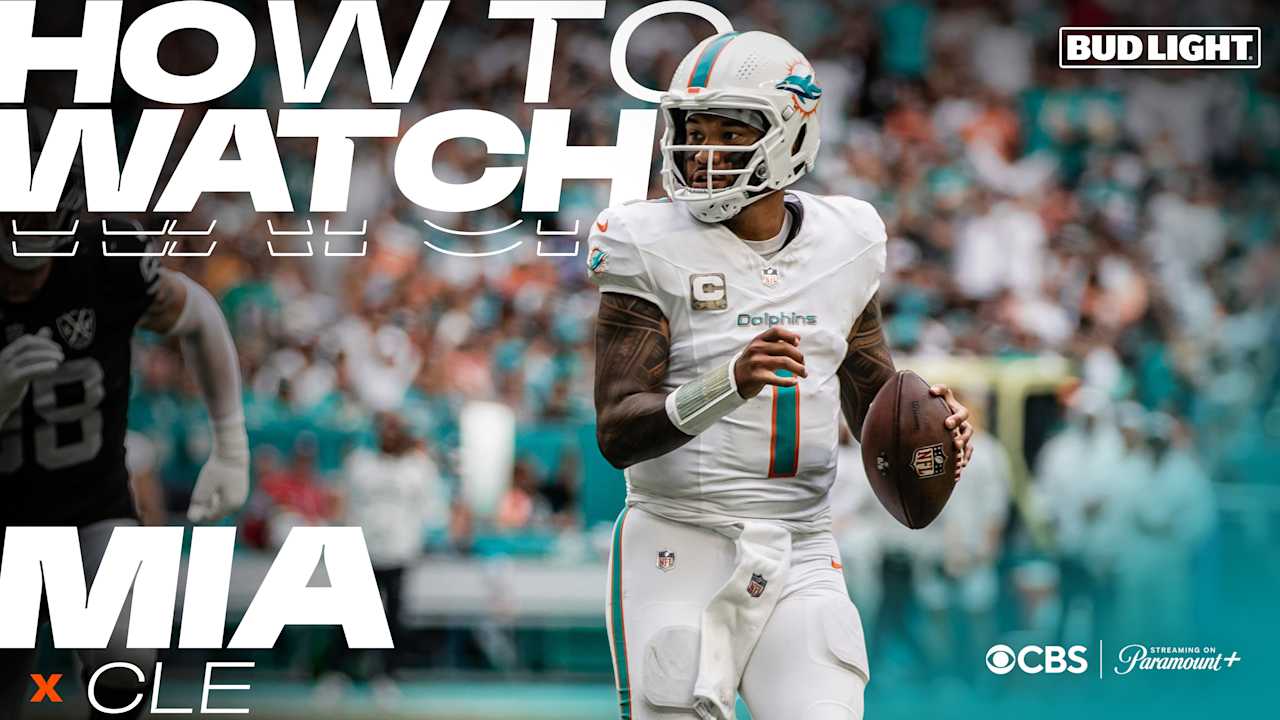 How to Watch, Stream & Listen: Miami Dolphins at Cleveland Browns
