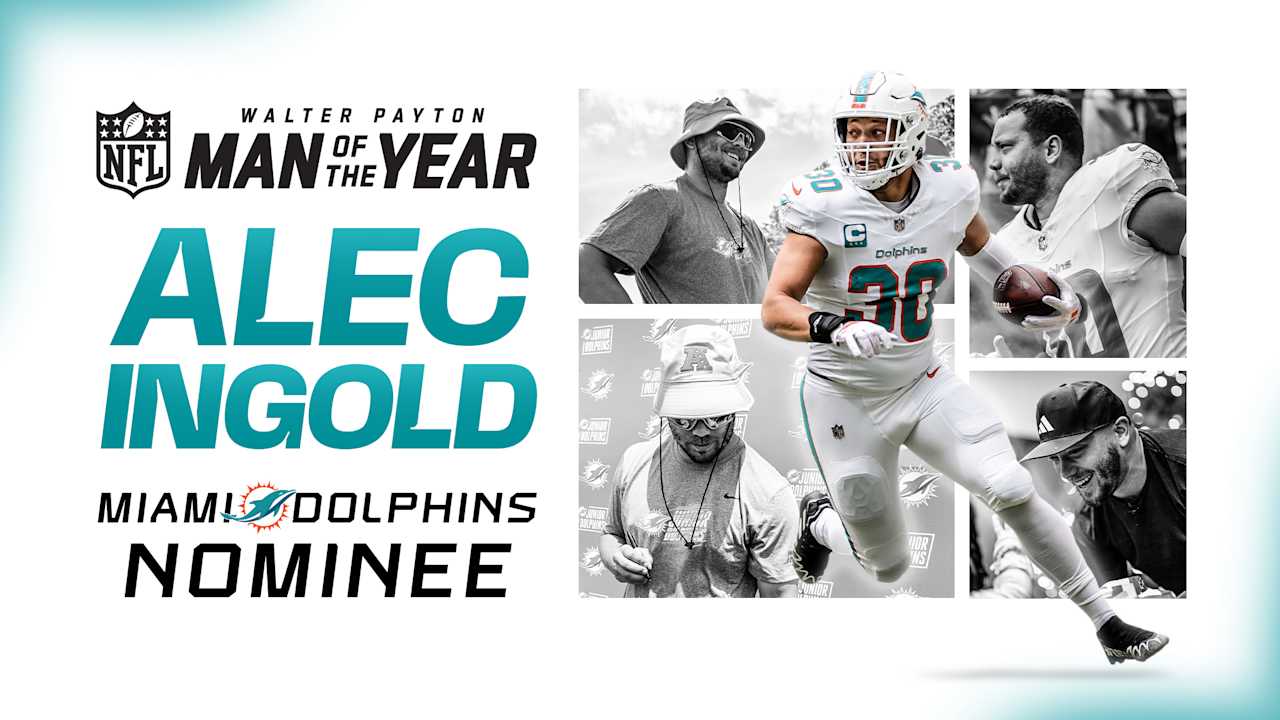 FB Alec Ingold Named Miami Dolphins Nominee for Walter Payton NFL Man ...
