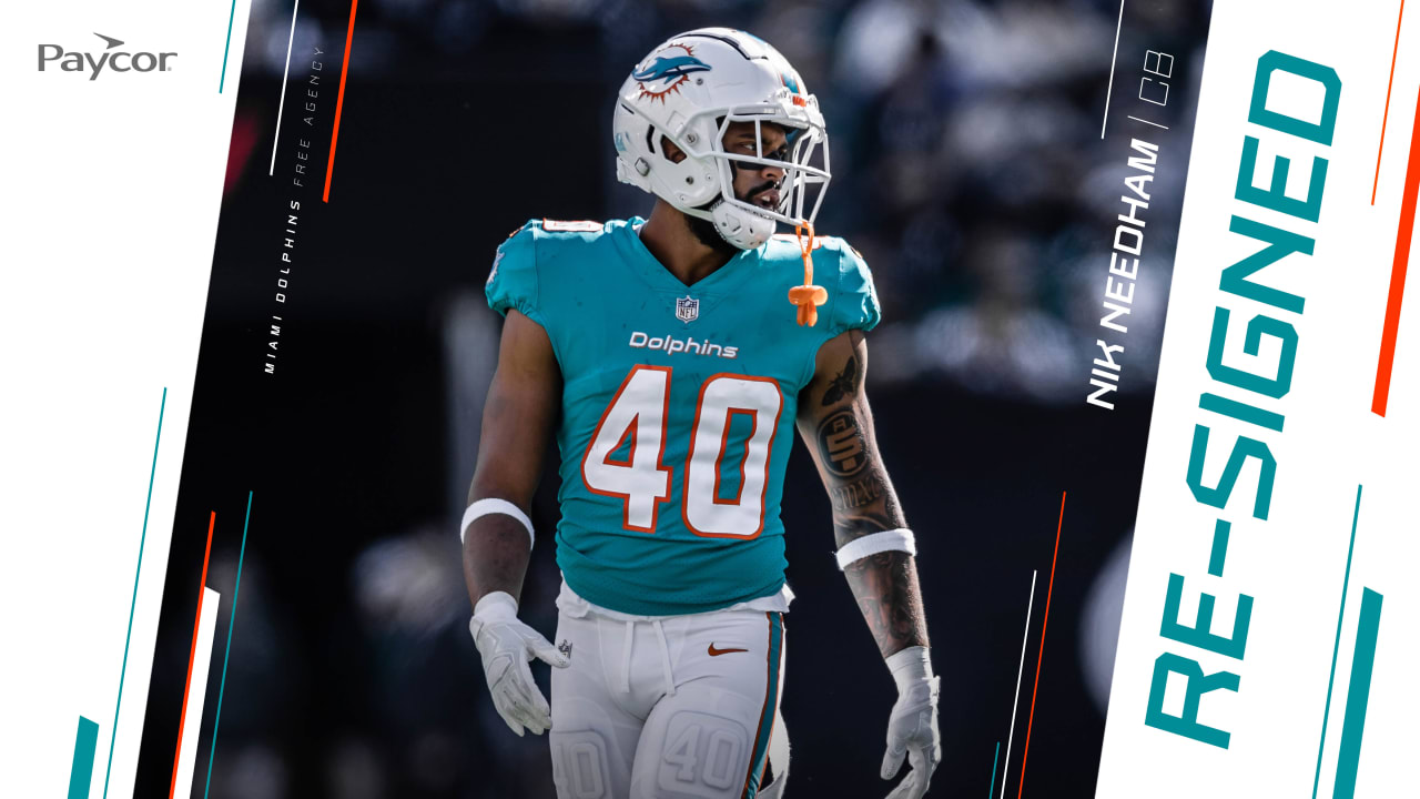 Miami Dolphins Re-Sign Nik Needham