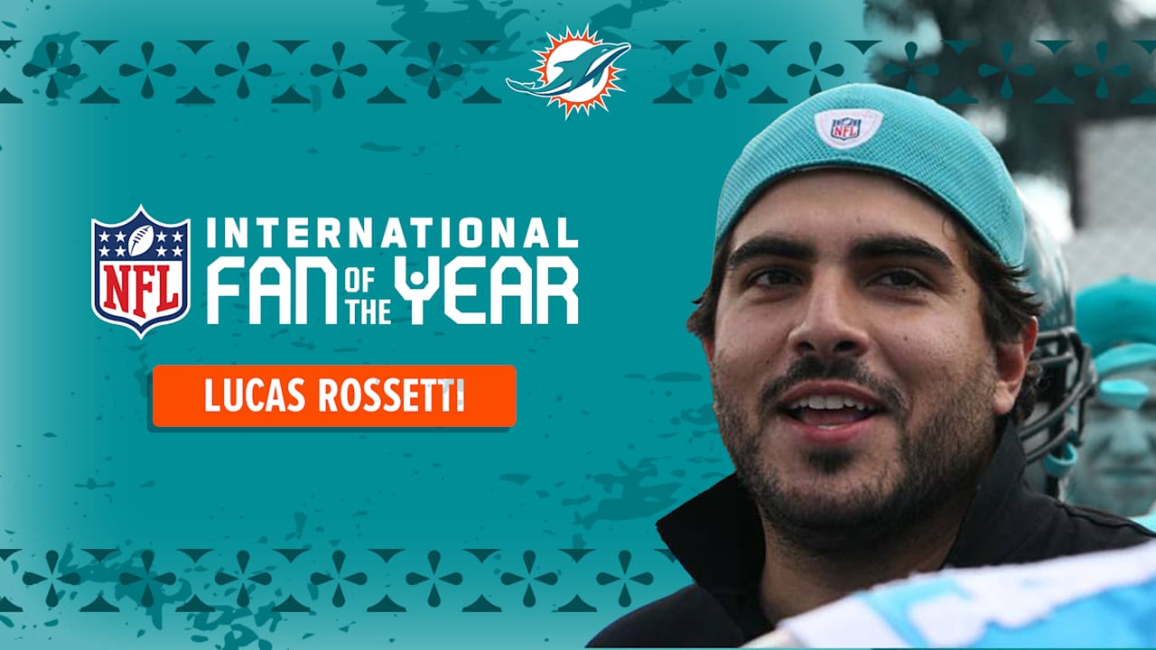 Miami Dolphins Fan Lucas Rossetti Announced as the 2024 NFL ...