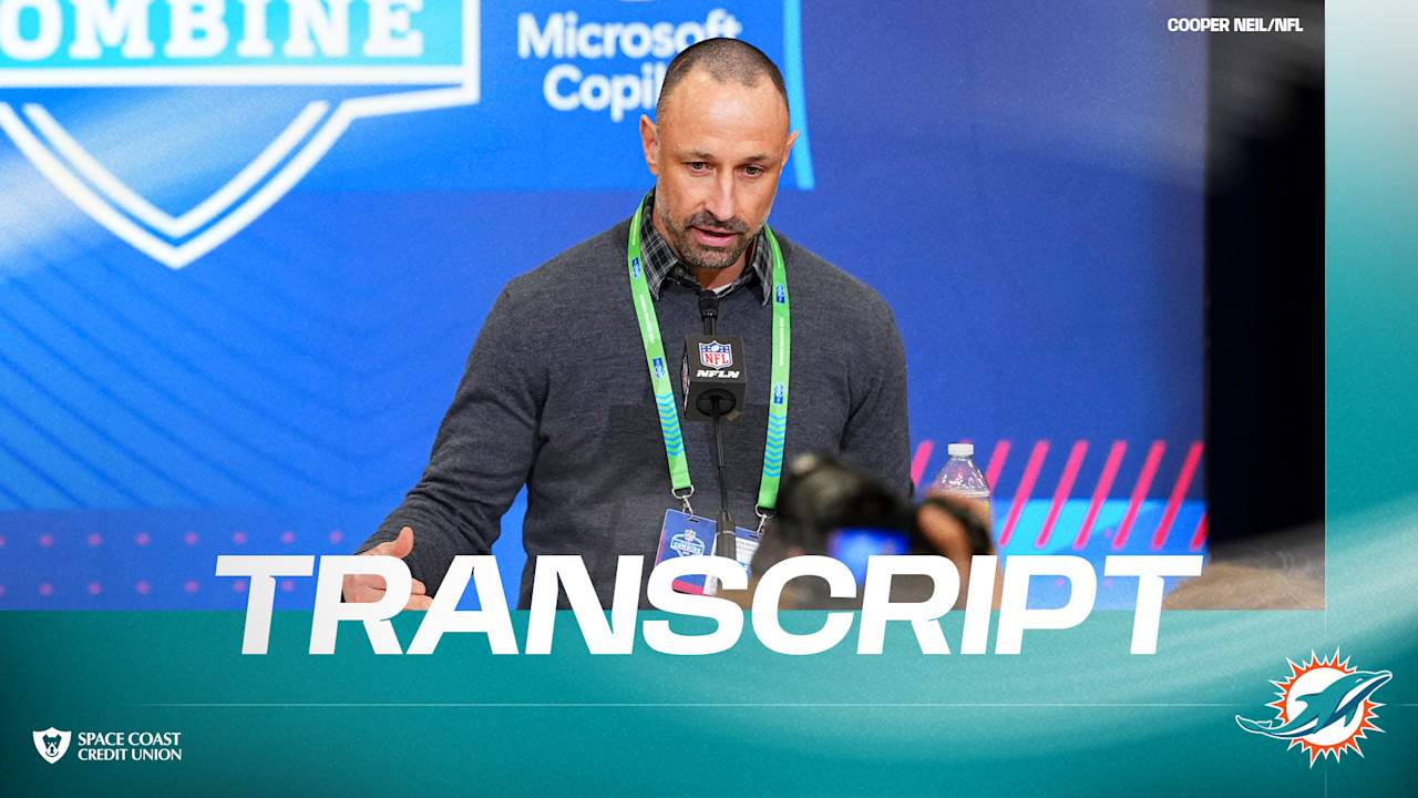 Transcript: GM Jon-Eric Sullivan NFL Combine Press Conference - Feb. 24