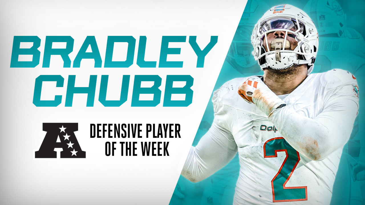 Chubb Named AFC Defensive Player of the Week