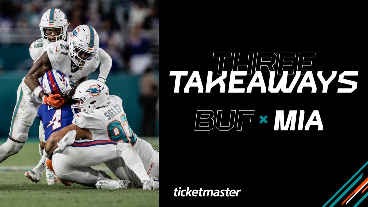 Three Takeaways: Dolphins Fall to Buffalo, Enter Playoffs as Sixth Seed in AFC