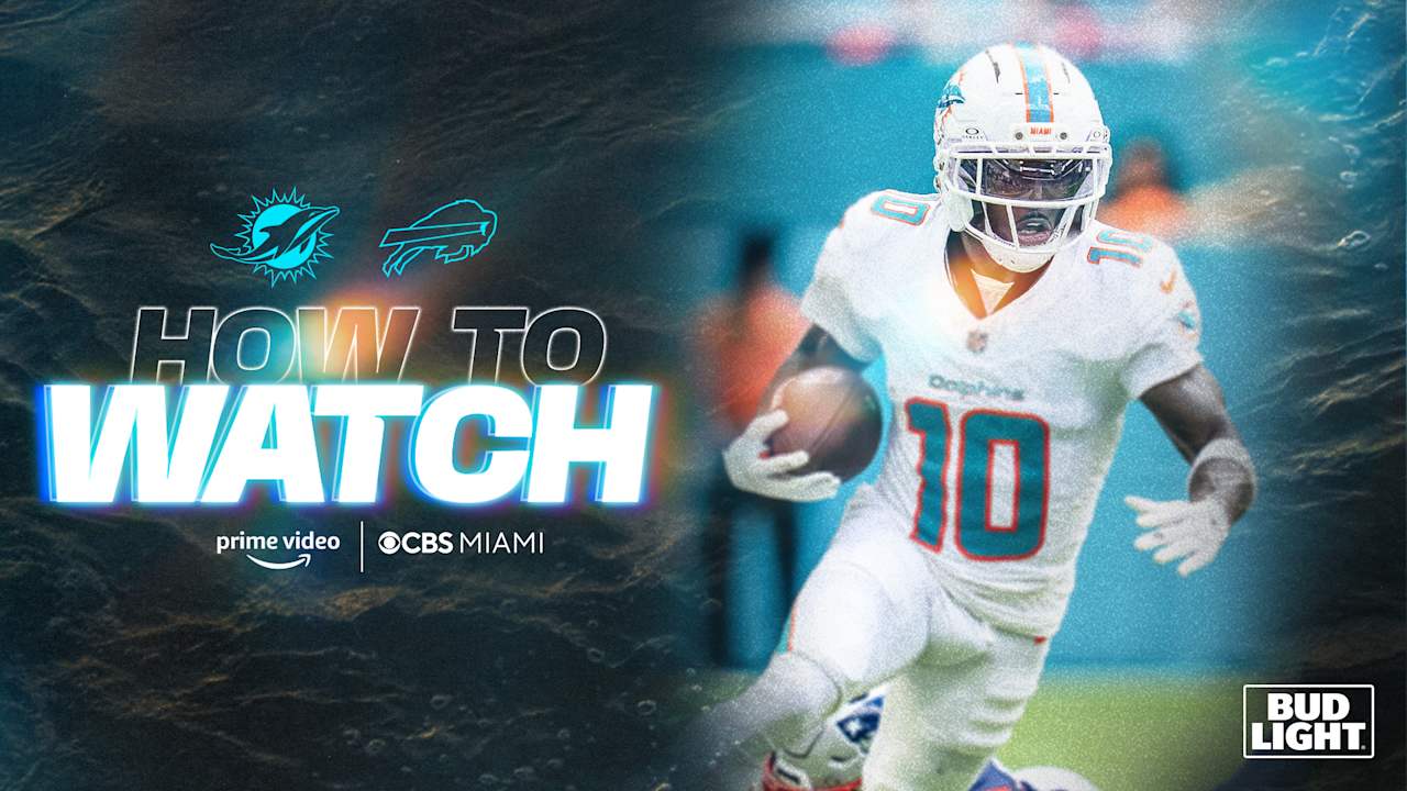 How to Watch, Stream & Listen: Miami Dolphins at Buffalo Bills