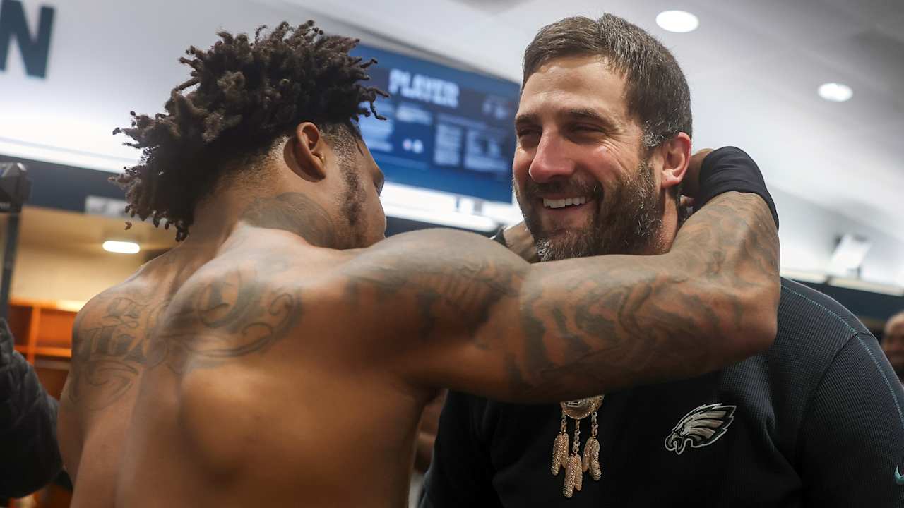 Photo Gallery: Locker Room Celebration vs. Rams | Divisional Round