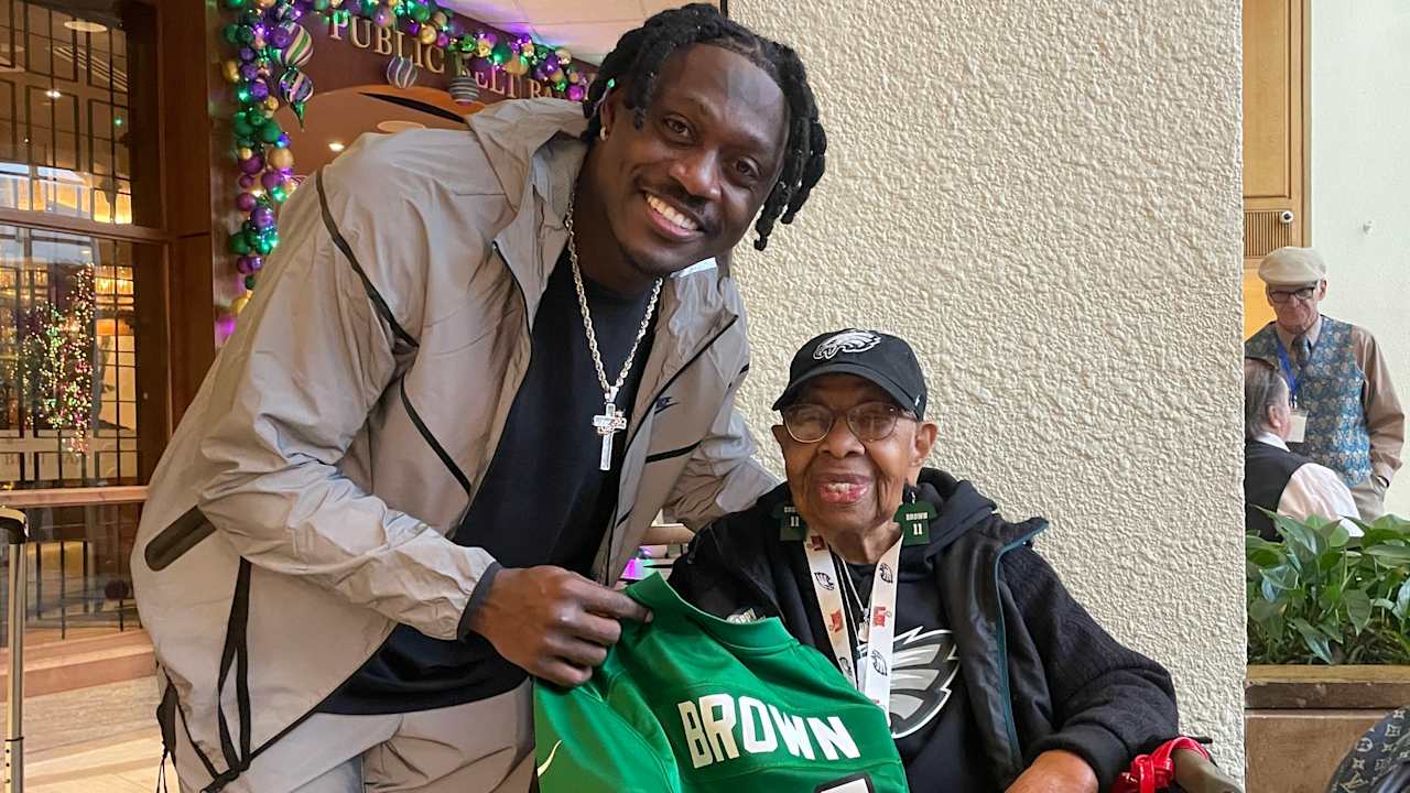 Eagles surprise 102-year-old fan with Super Bowl LIX tickets