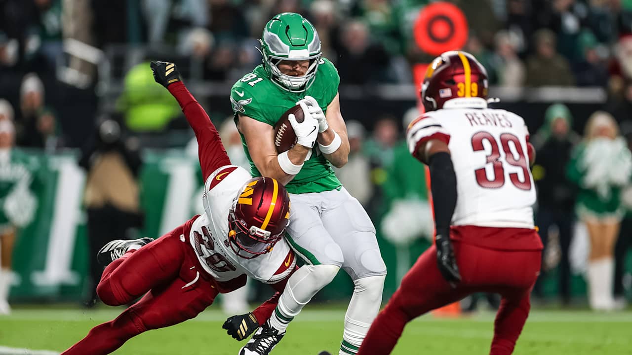 Highlight: Grant Calcaterra's first TD reception of '25 comes on strike ...