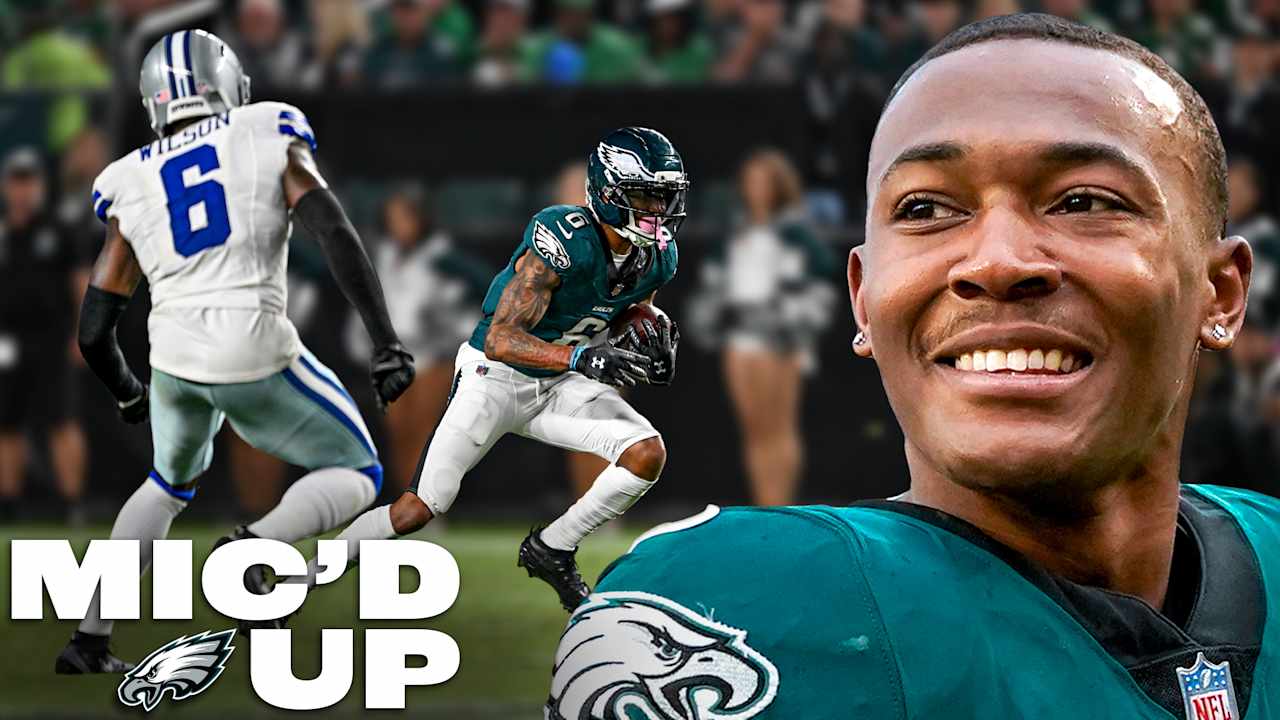 DeVonta Smith Mic'd Up in a feisty WIN vs. Cowboys